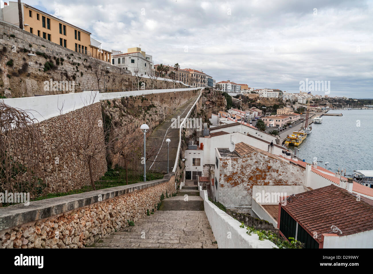 port mahon,menorca,balearic islands,spain Stock Photo - Alamy