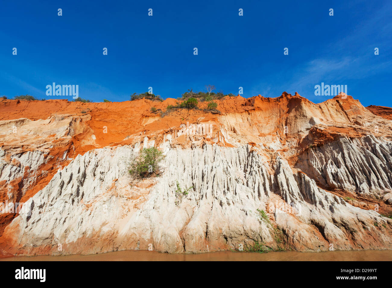Vietnam, Mui Ne, Red Canyon and The Fairy Spring (Suoi Tien Stock Photo ...