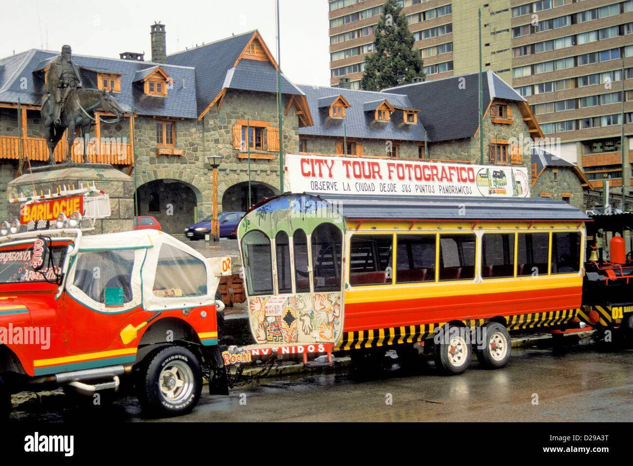 Argentina. Bariloche. Tour Bus Stock Photo - Alamy