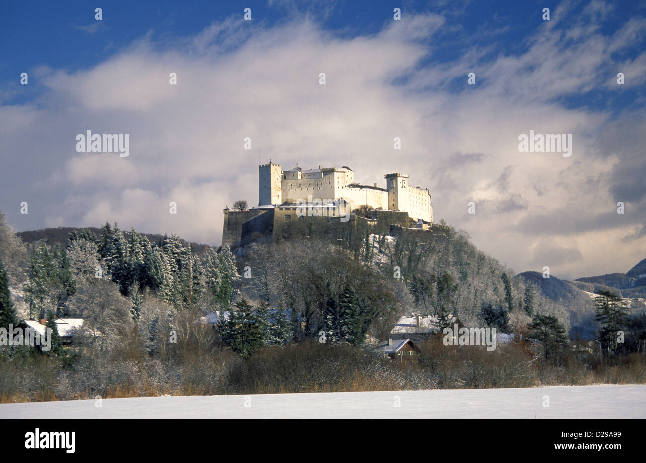 Austria, Salzburg. Castle Stock Photo - Alamy