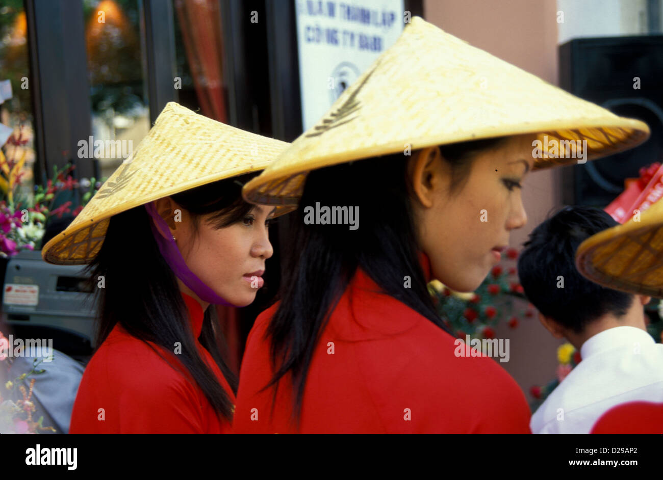 Vietnam. Saigon. Girls Stock Photo - Alamy