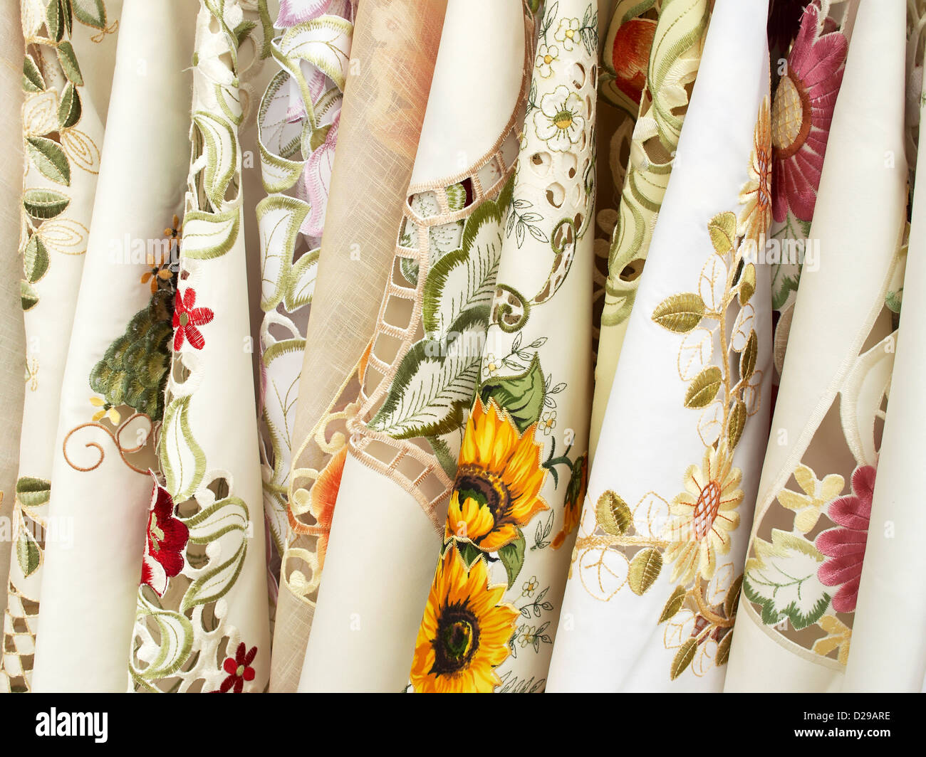 Traditional Hungarian folk embroidery Stock Photo - Alamy