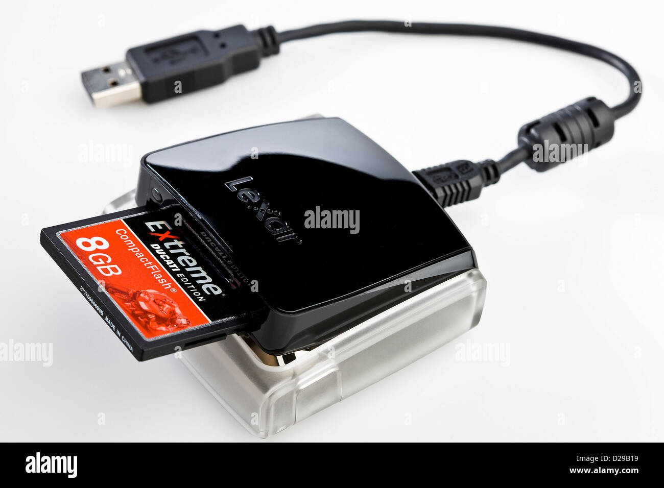 External media drive with Compactfl Stock Photo - Alamy