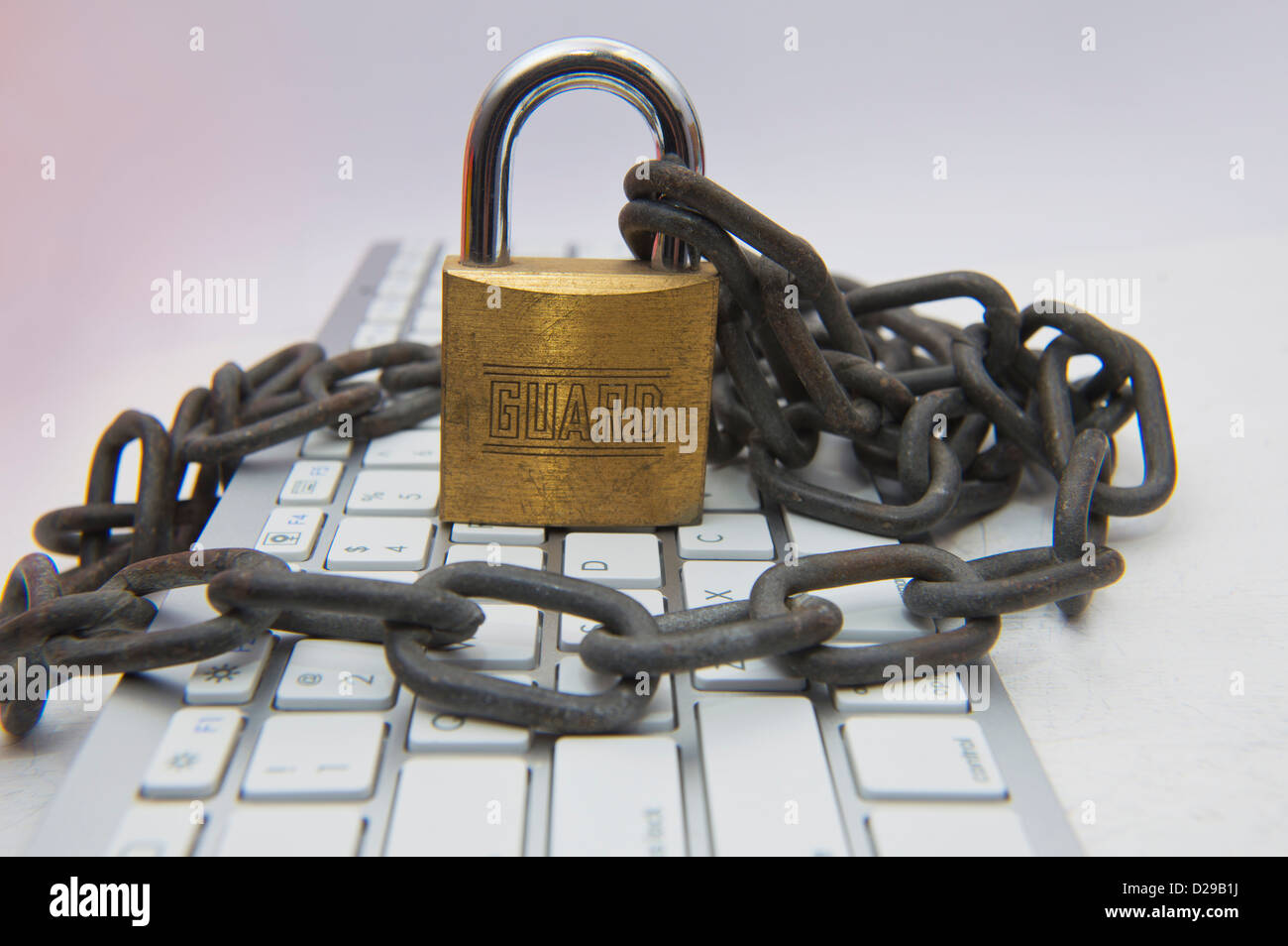 Concept, computer on line buying lock children Stock Photo - Alamy