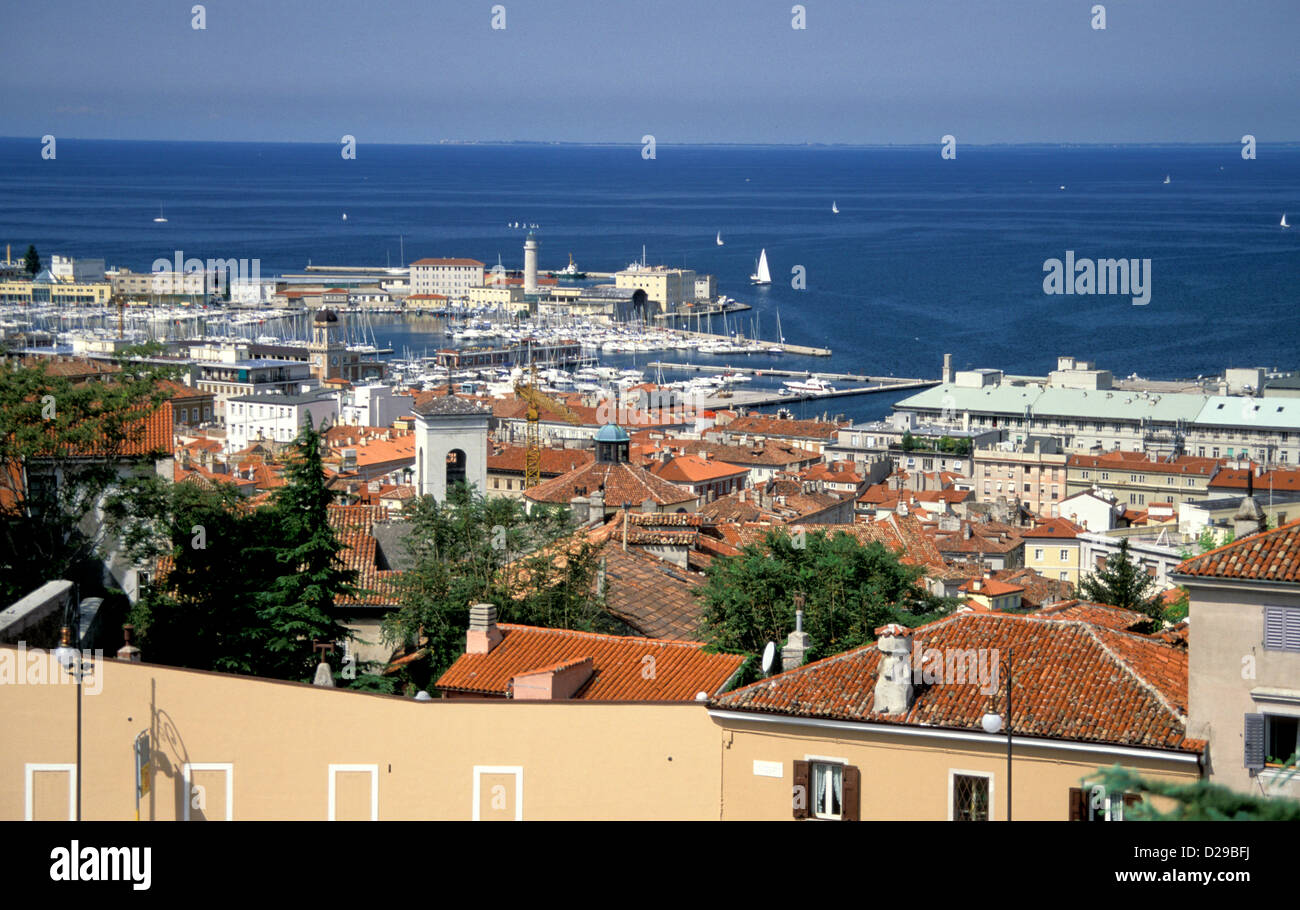 Italy. Trieste. Harbor Stock Photo - Alamy
