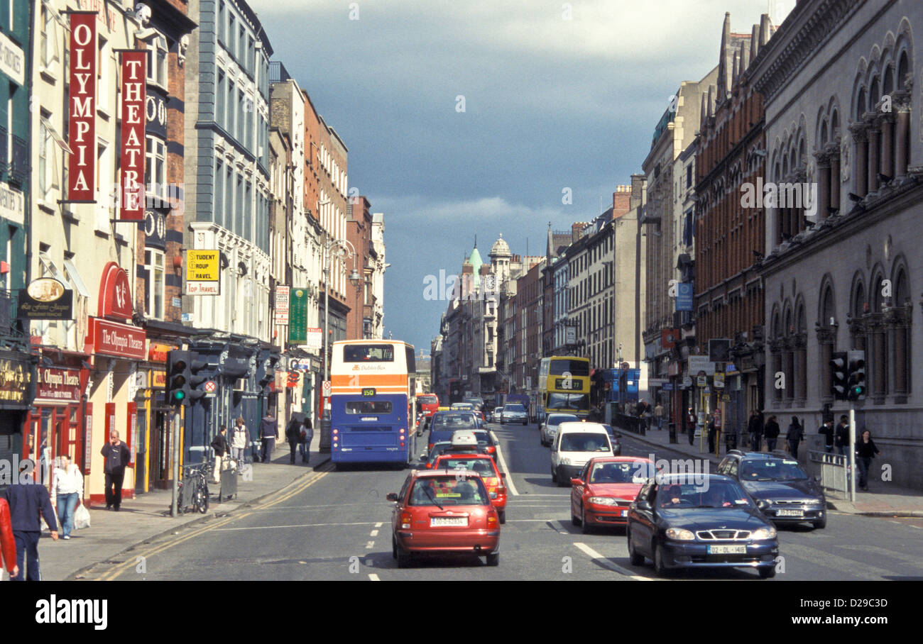 Ireland. Dublin. Traffic Stock Photo - Alamy