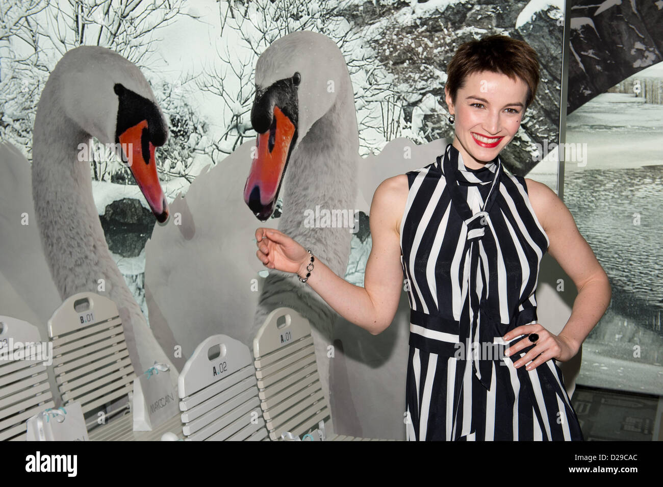 Berlin, Germany. 17th January 2013. German model an d actress Wanda ...