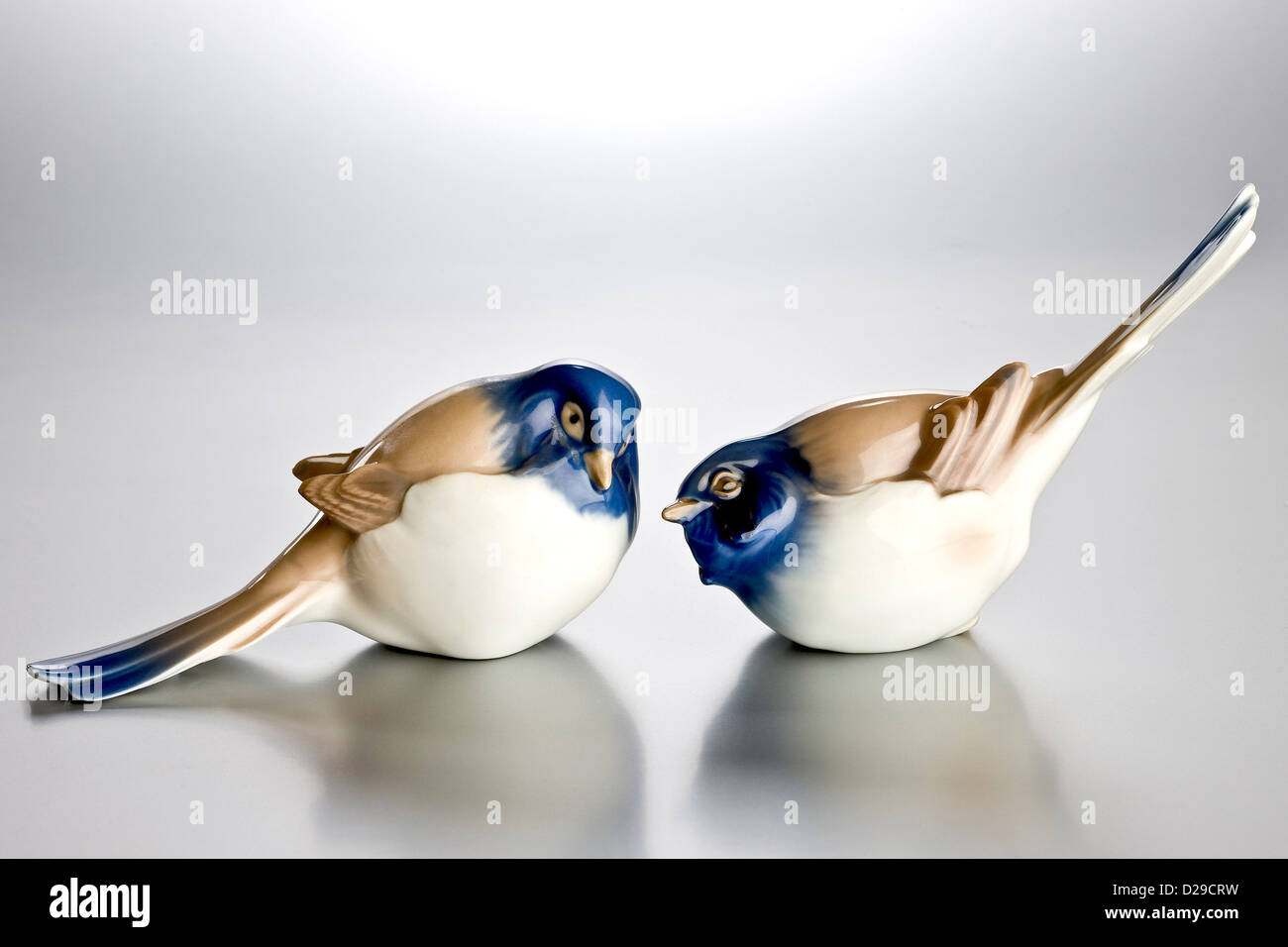 Two china birds Stock Photo - Alamy