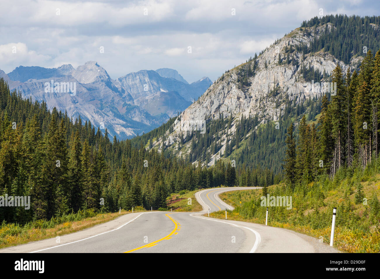 Route 40 in Kananaskis Country in Alberta Canada Stock Photo - Alamy