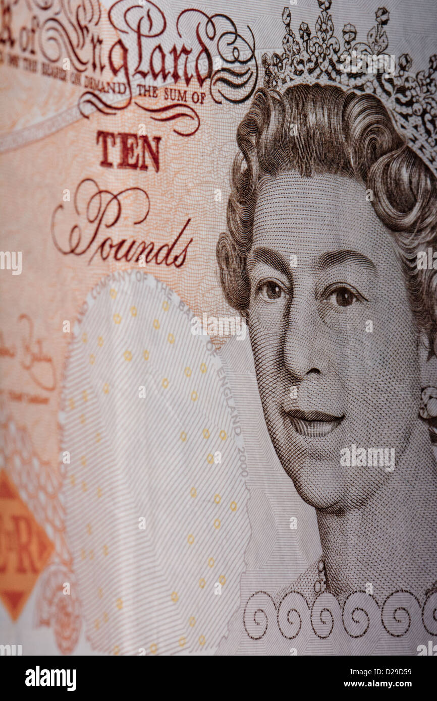 Ten pound note uk hi-res stock photography and images - Alamy