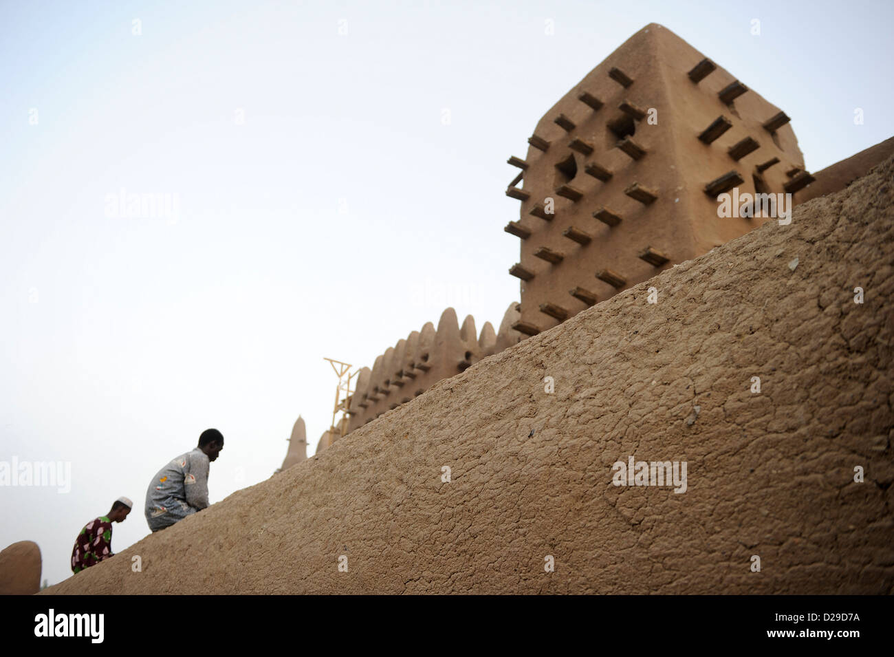 MALI Djenne , Grand Mosque build from clay is UNESCO world heritage ...