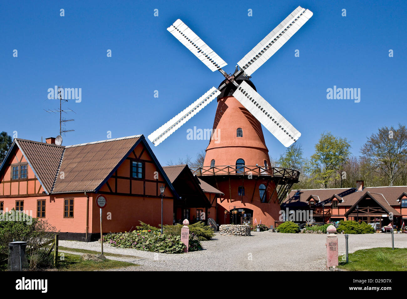 Historic Windmill in dutch style at Stock Photo - Alamy Historic Windmill in dutch style at Stock Photo - Alamy