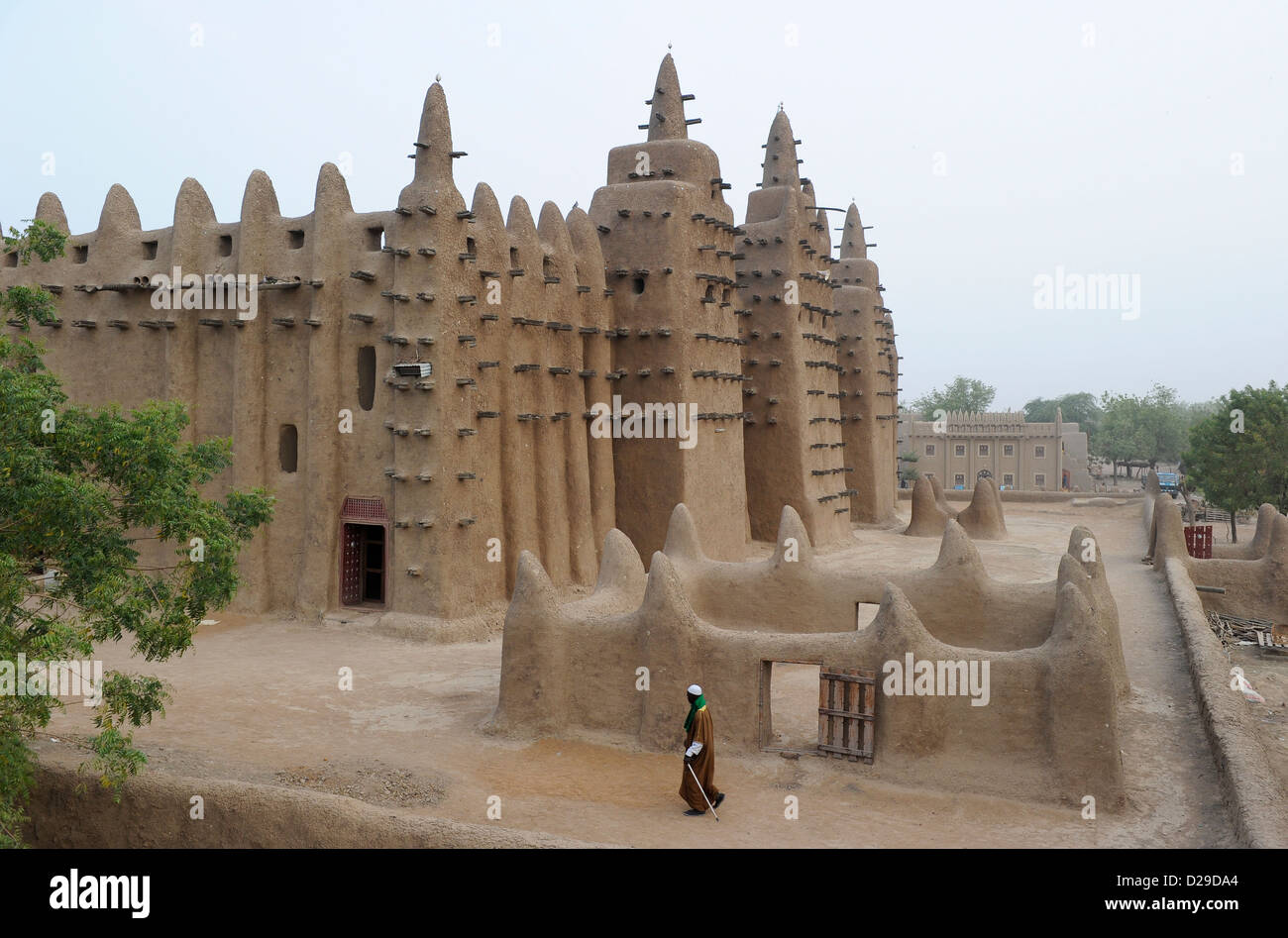MALI Djenne , Grand Mosque build from clay is UNESCO world heritage ...