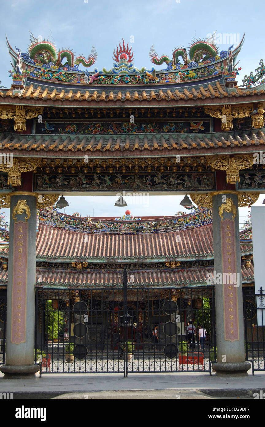 Taiwan, Taipei. Temple Gate Stock Photo - Alamy