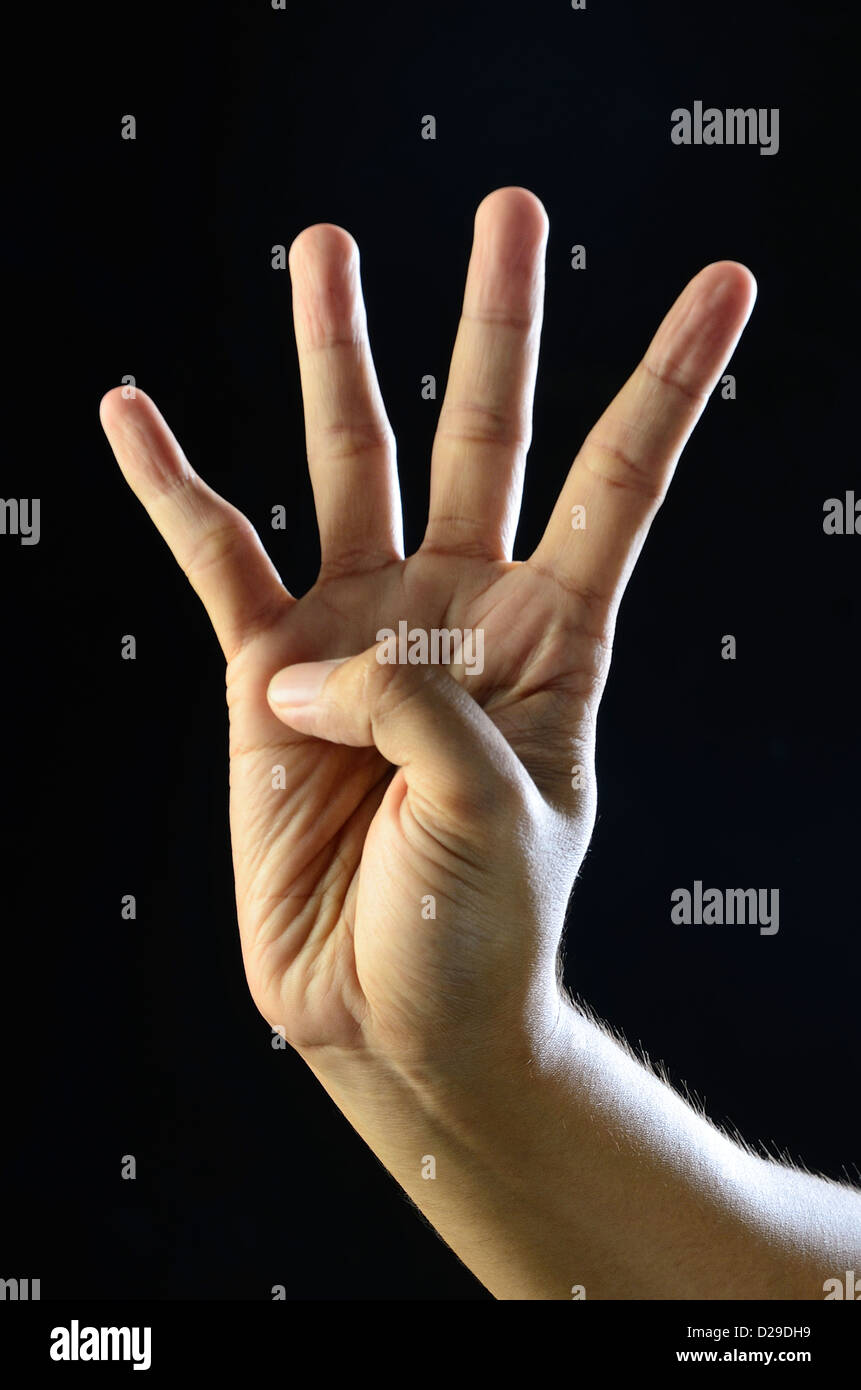 Finger symbol hi-res stock photography and images - Alamy