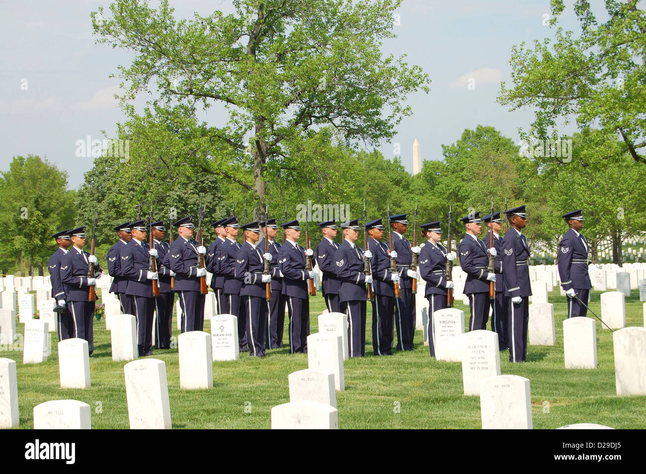 U s air force color guard hi-res stock photography and images - Alamy