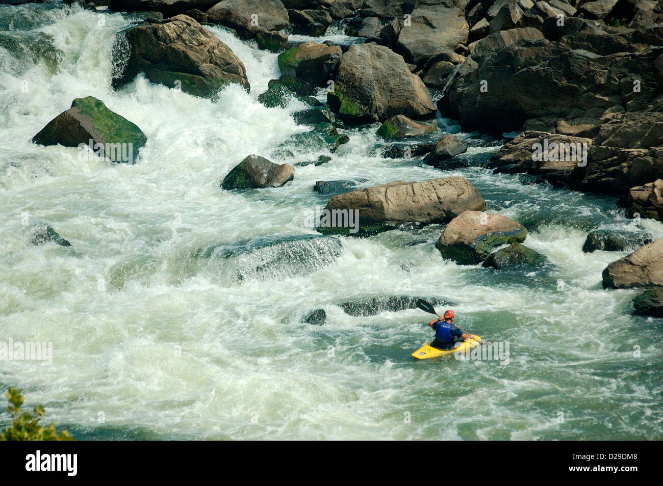 Virginia, Great Falls, Potomac River, Kayaking Stock Photo - Alamy