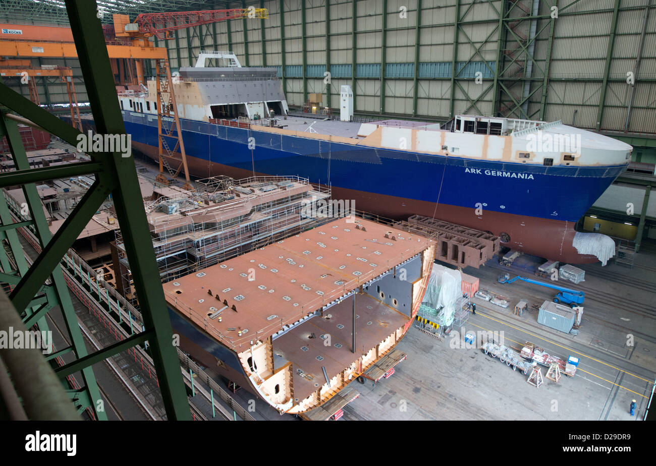 A special freighter is being built for the Danish shipping company DFDS ...
