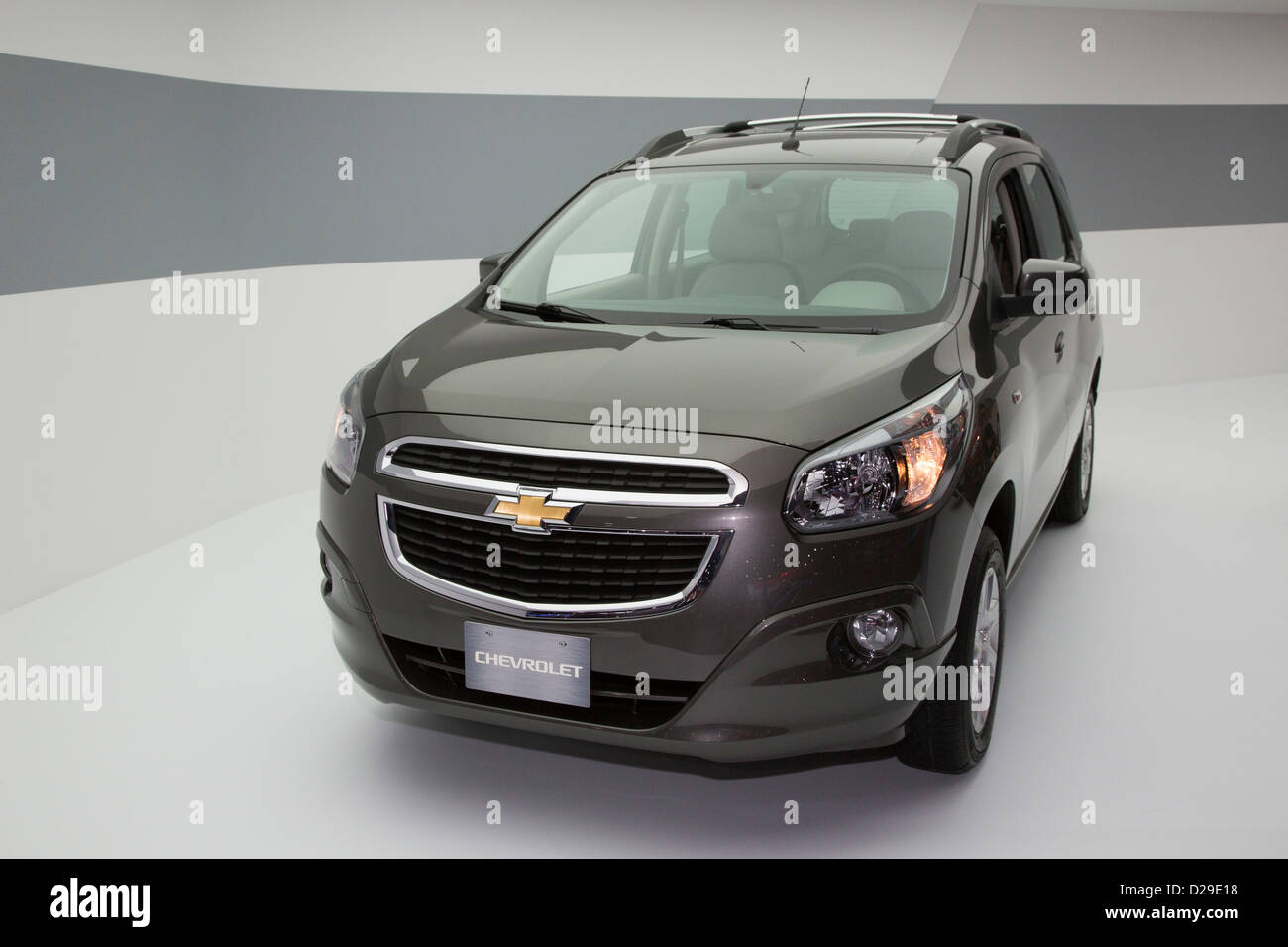 The Chevrolet Spin on display at the North American International Auto ...