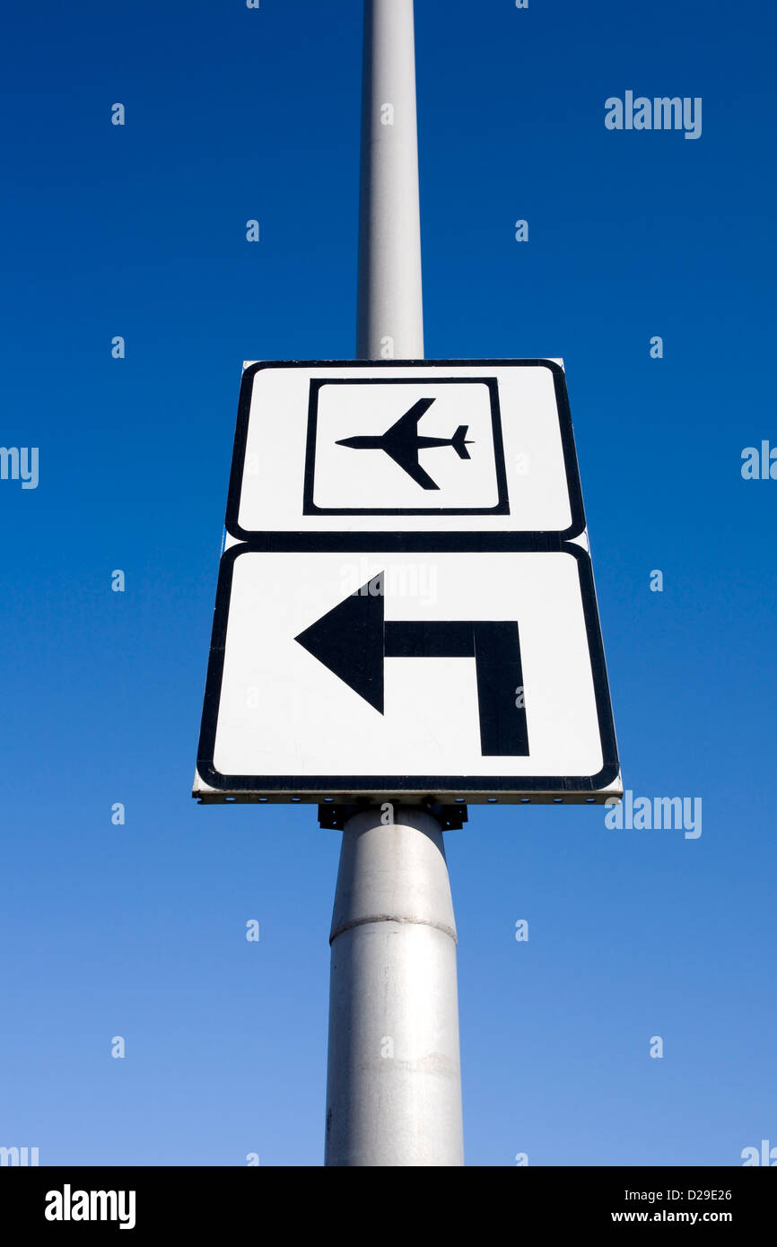 airport traffic sign Stock Photo - Alamy