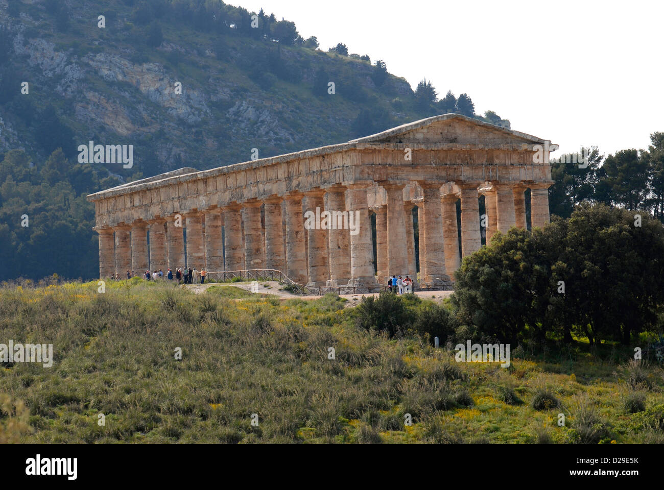 Greek temple, Segeste Italy Sicily Stock Photo - Alamy