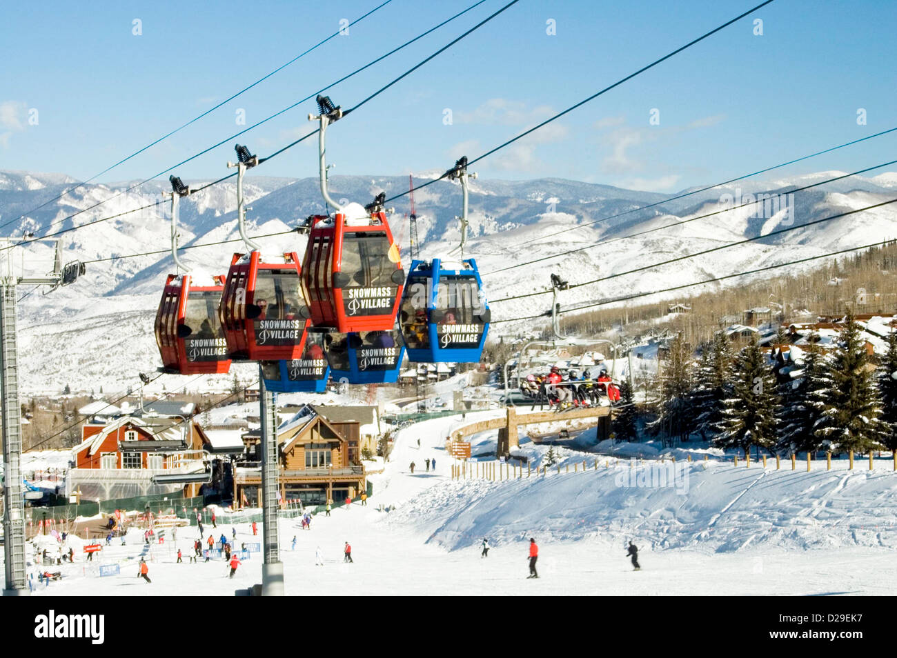 Snowmass Colorado Ski Resort Stock Photos & Snowmass Colorado Ski ...