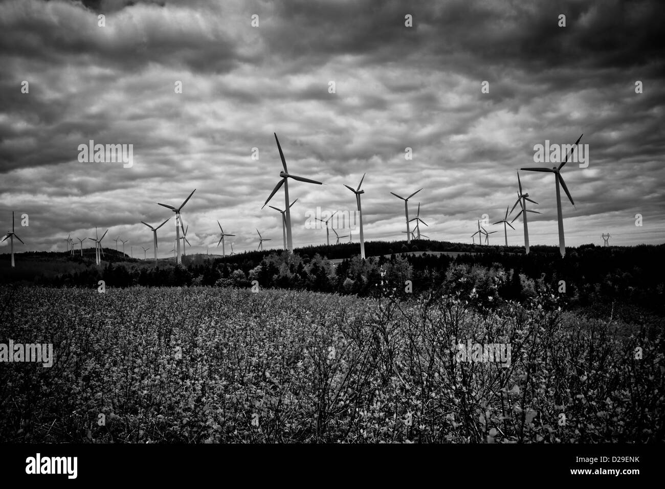 Black wind turbine hi-res stock photography and images - Alamy