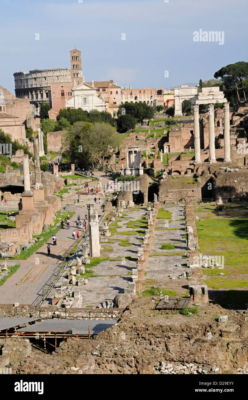 Roman forum rome hi-res stock photography and images - Alamy