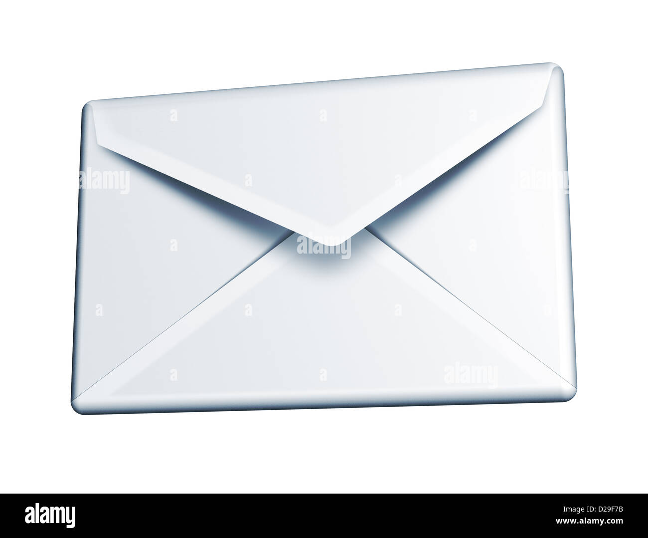 Closed envelope - isolated on white background Stock Photo - Alamy