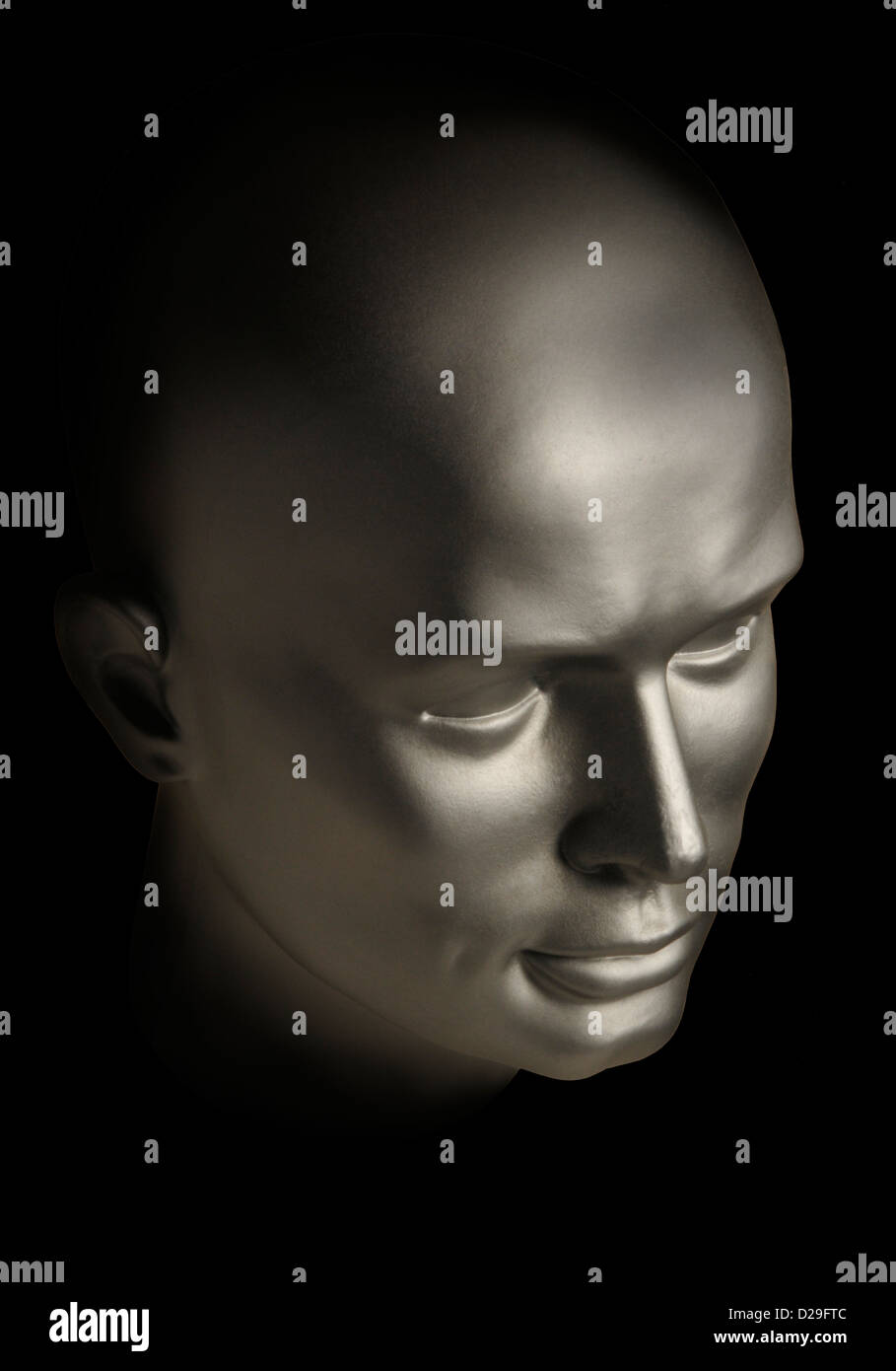 A robot android face Stock Photo - Alamy