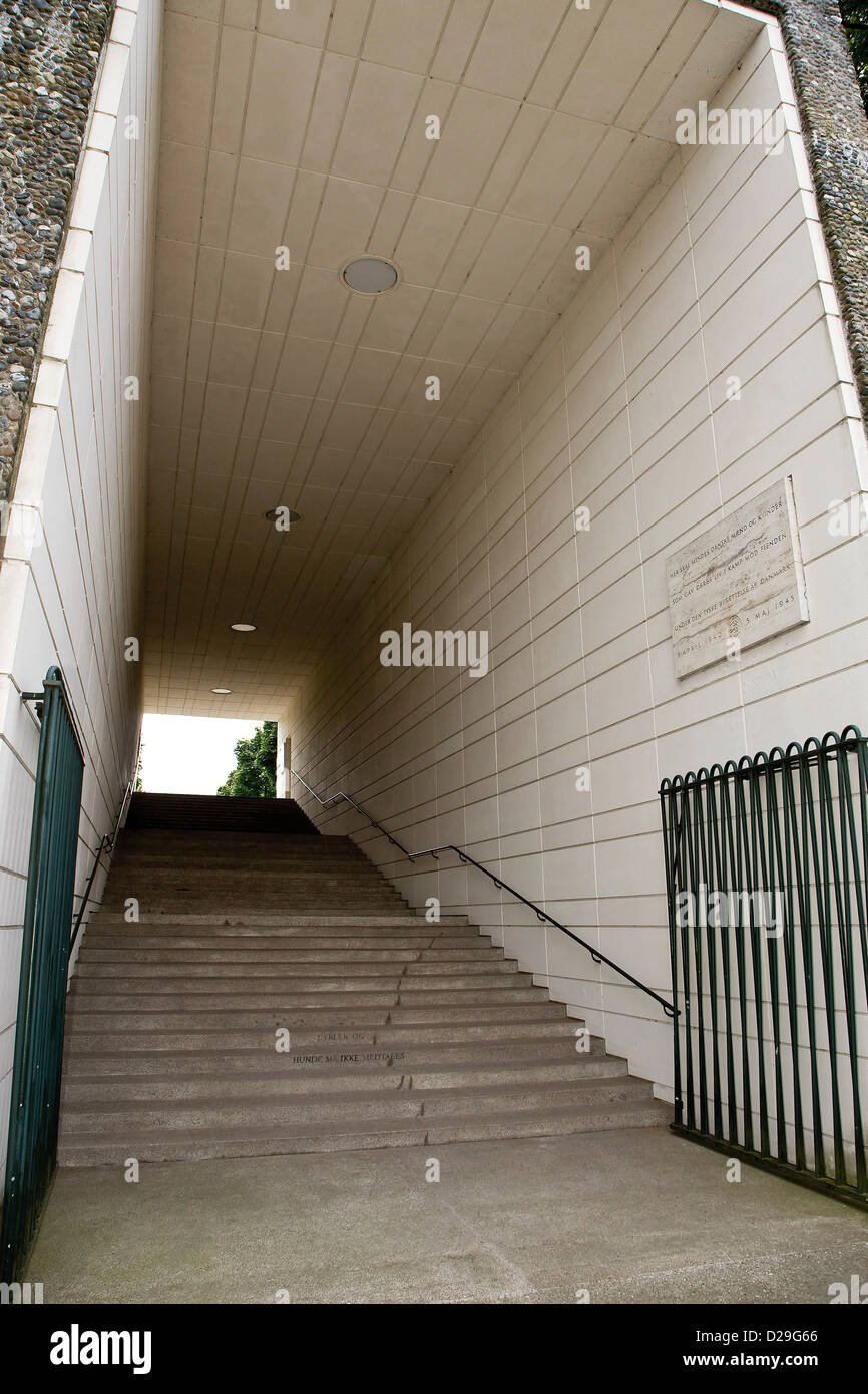 The entrance to Mindelunden memoria Stock Photo - Alamy