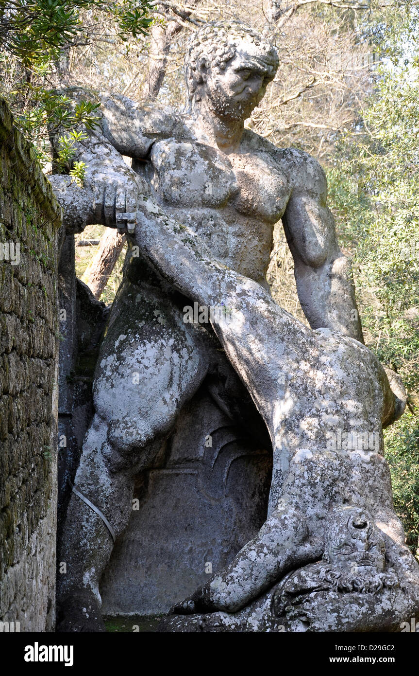 The Park Of The Monsters Also Named Garden Of Bomarzo Is A Manieristic Monumental Complex