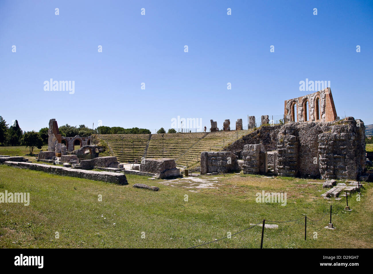 The amphitheatre in the medieval to Stock Photo - Alamy