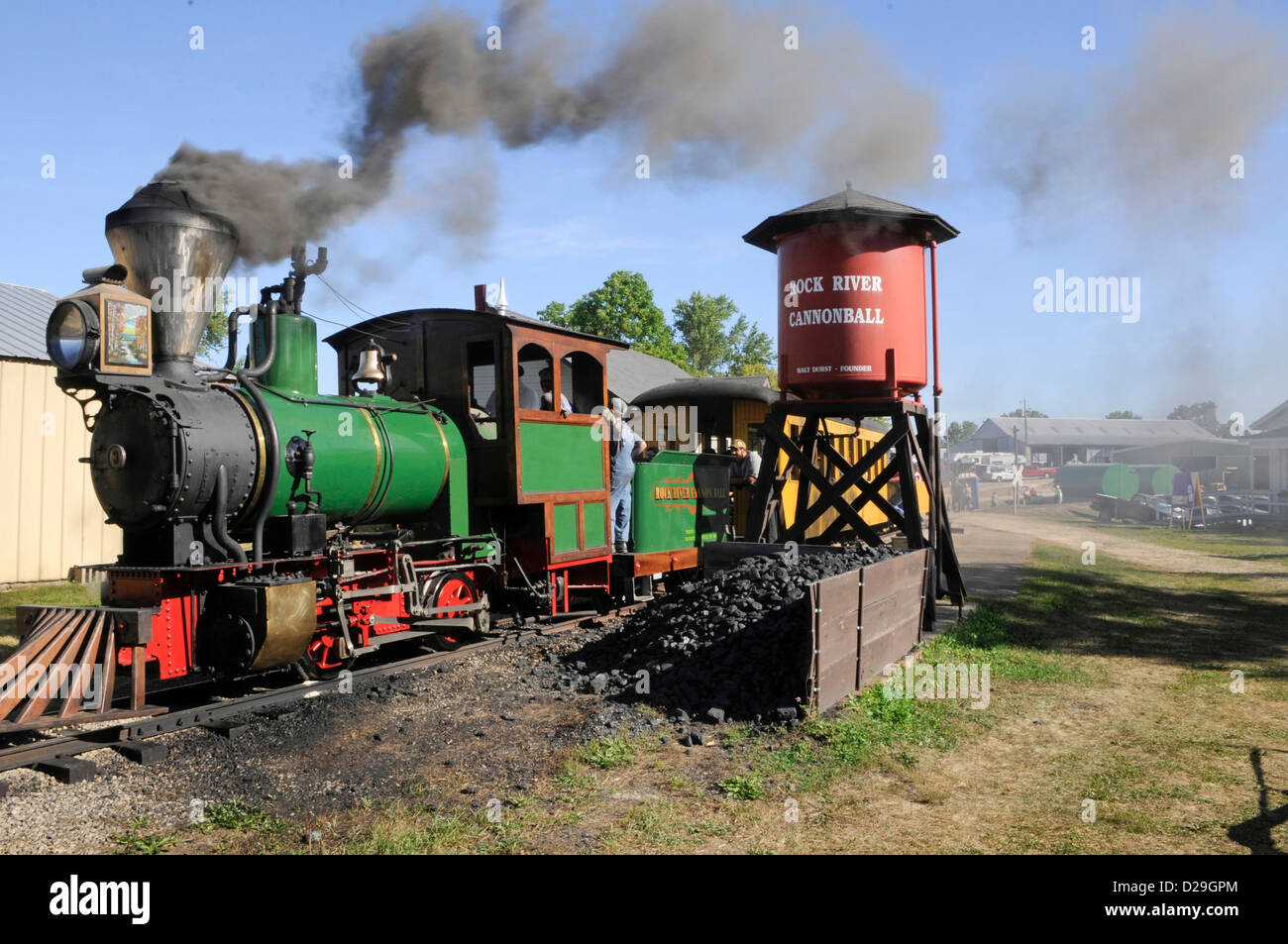 Black and white steam locomotive hi-res stock photography and images ...