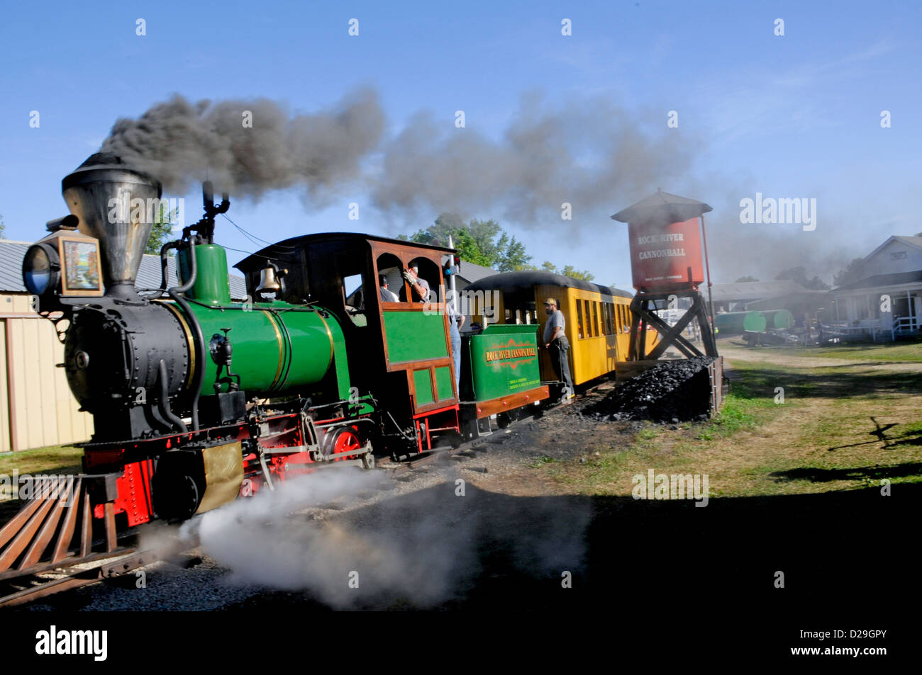 Black and white steam locomotive hi-res stock photography and images ...