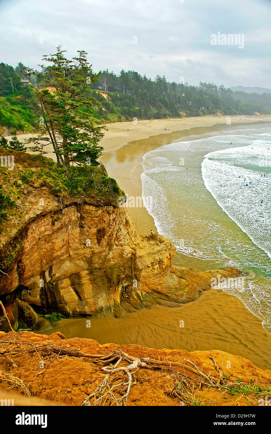 Bleak day on oregon coast hi-res stock photography and images - Alamy