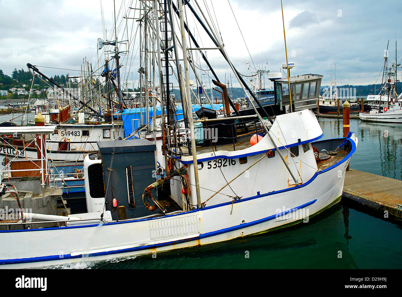 Commercial fishing boats newport oregon hi-res stock photography and ...