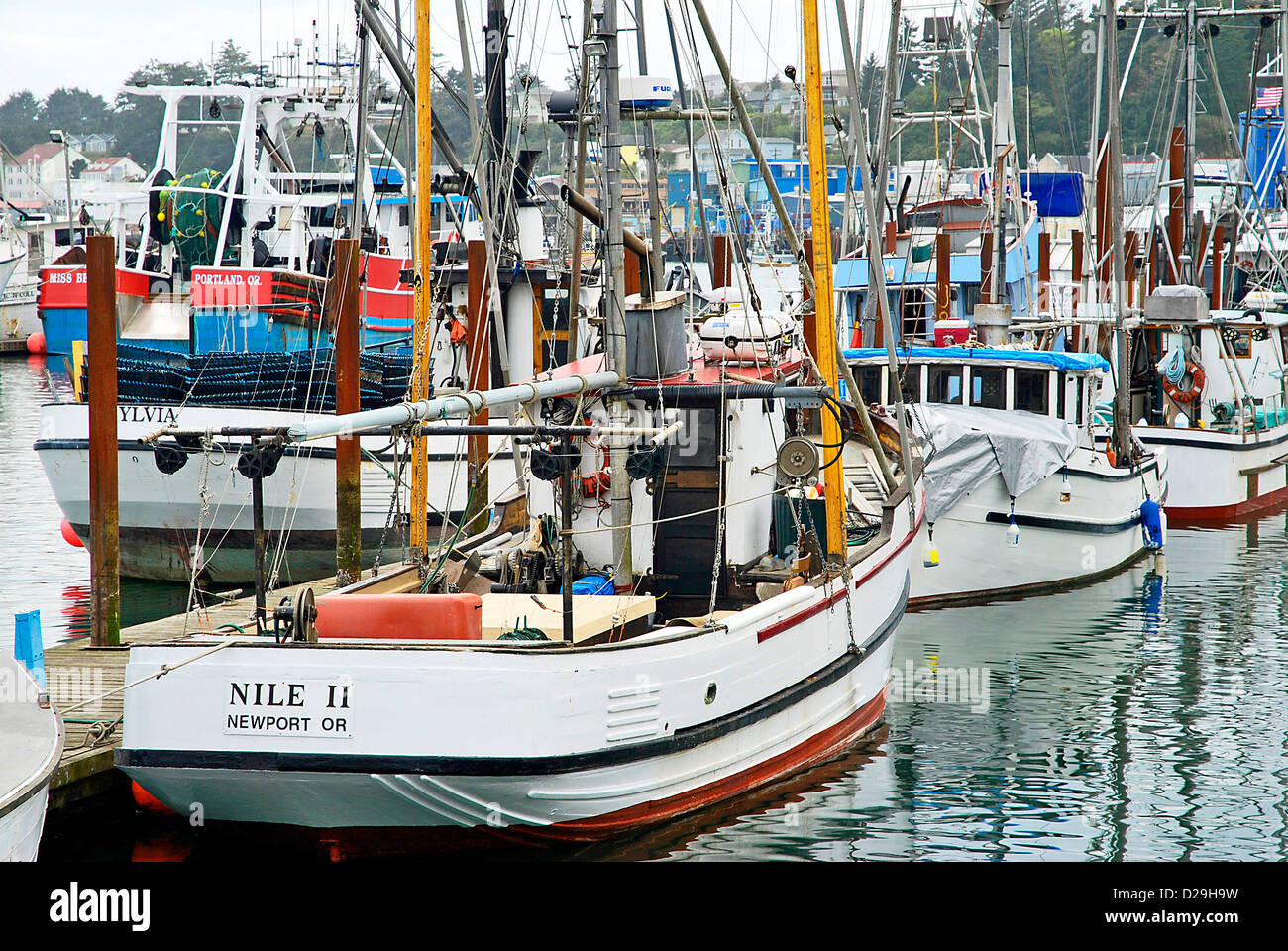 Commercial fishing boats newport oregon hi-res stock photography and ...