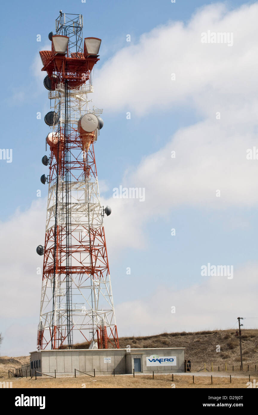 Wireless cell tower Stock Photo - Alamy