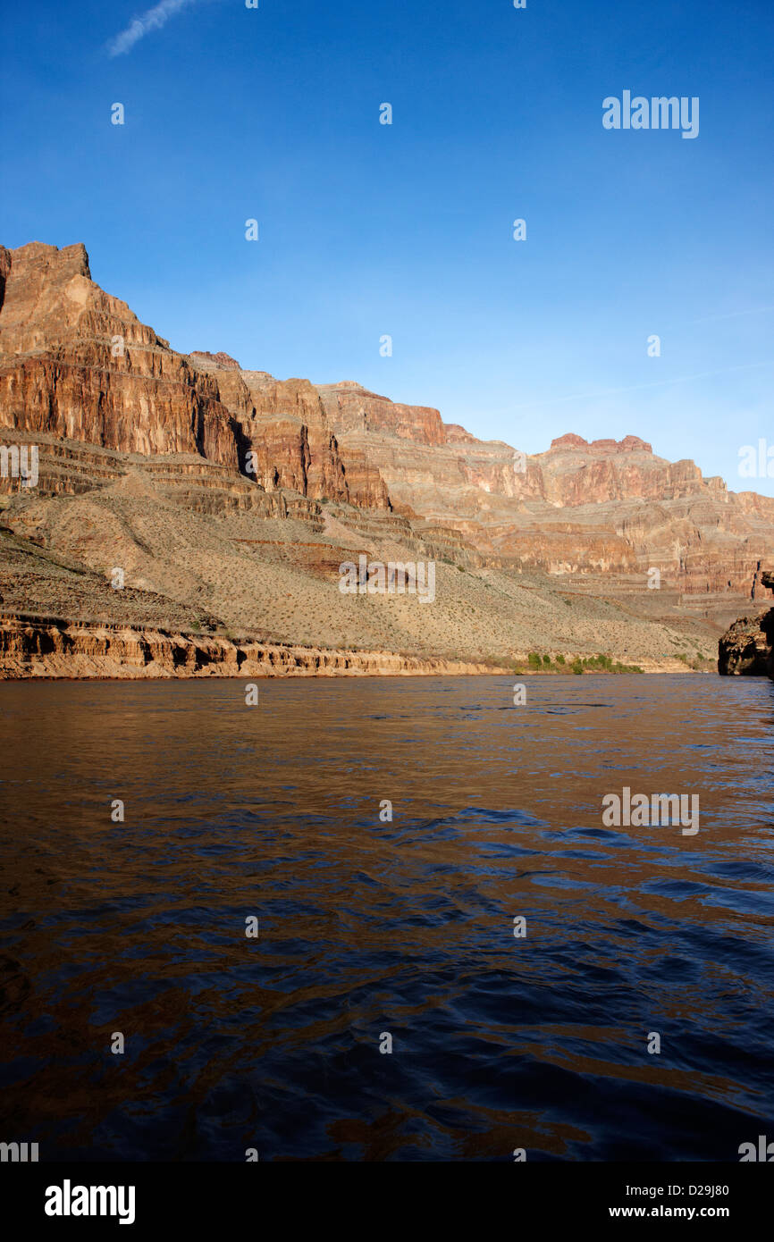 colorado river bottom of the grand canyon Arizona USA Stock Photo - Alamy