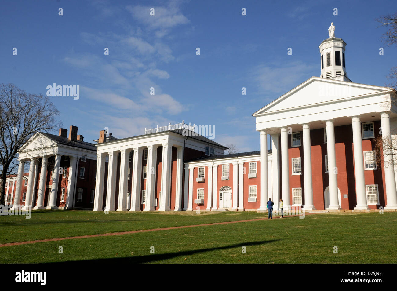 Campus Buildings, Washington And Lee College, Virginia Stock Photo - Alamy