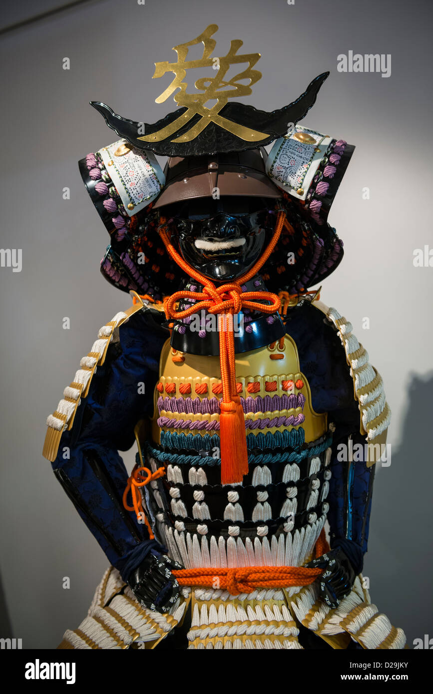 Replica of Traditional Samurai Warrior Armour Stock Photo - Alamy