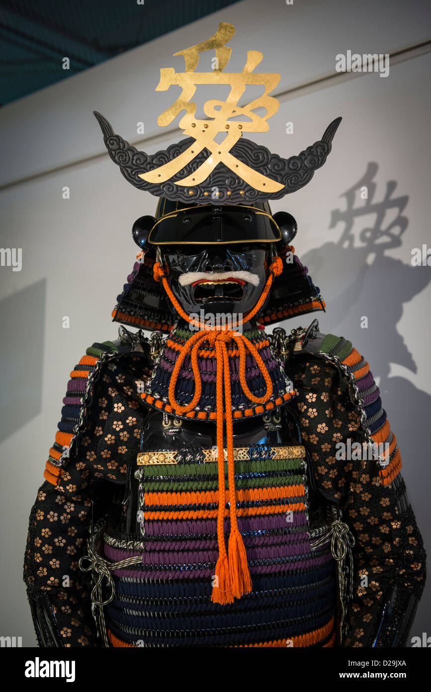 Replica of Traditional Samurai Warrior Armour Stock Photo - Alamy