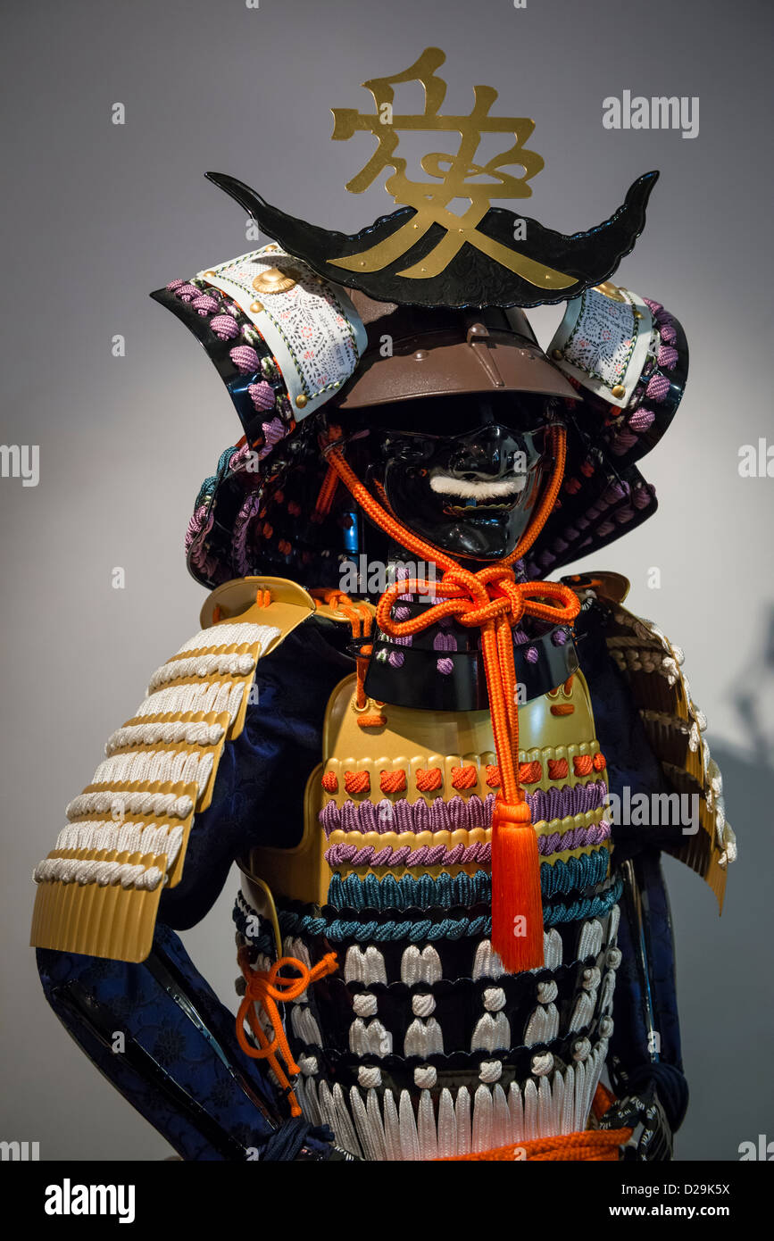 Replica of Traditional Samurai Warrior Armour Stock Photo - Alamy
