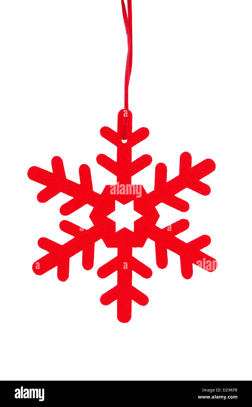 Red Christmas Star Stock Photo - Alamy