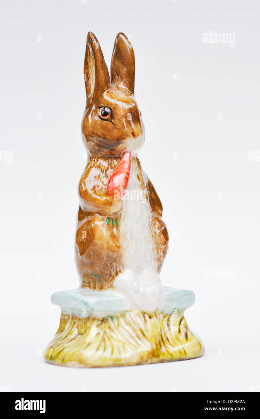 Fierce Bad Rabbit - Beatrix Potter Royal Doulton figurine Stock Photo ...