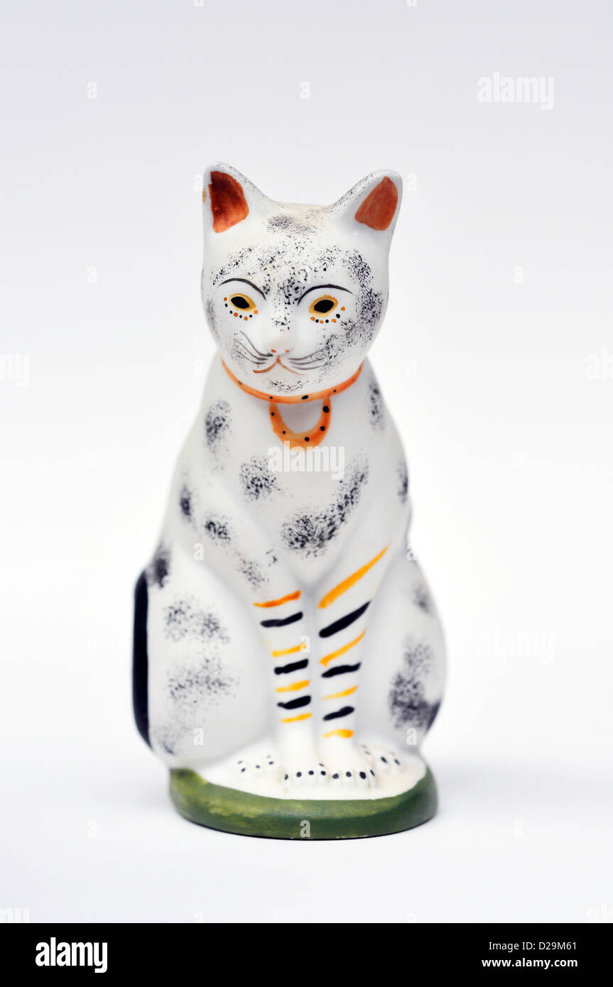 Porcelain cat figurine Stock Photo - Alamy
