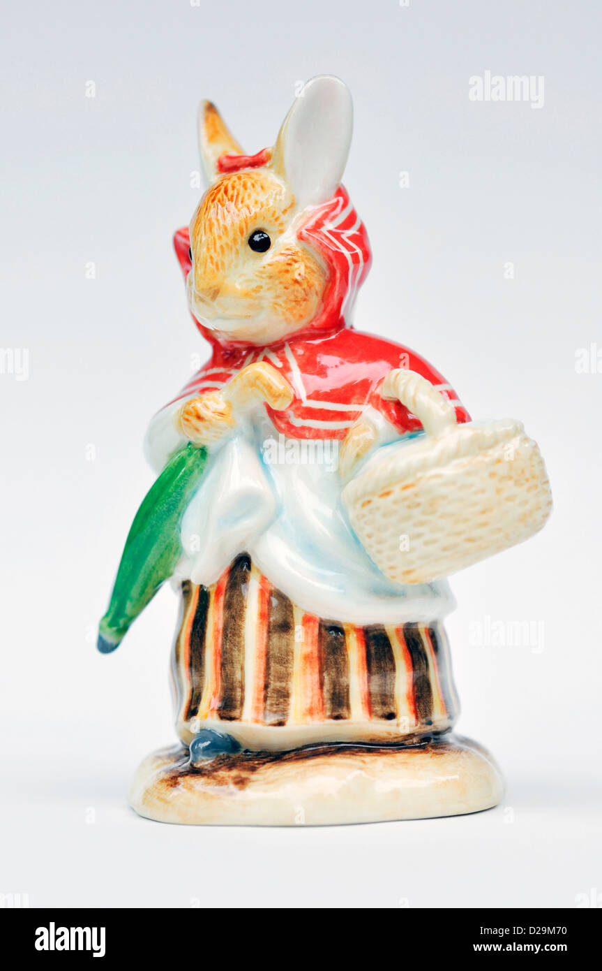 Mrs. Rabbit - Beatrix Potter Royal Doulton figurine Stock Photo - Alamy