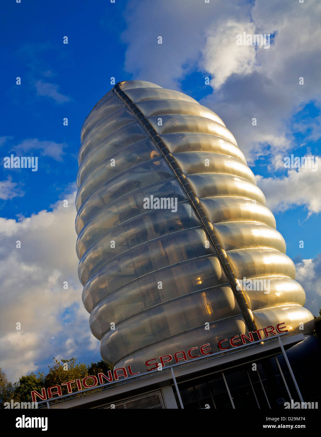 The Rocket Tower at the National Space Centre visitor attraction ...