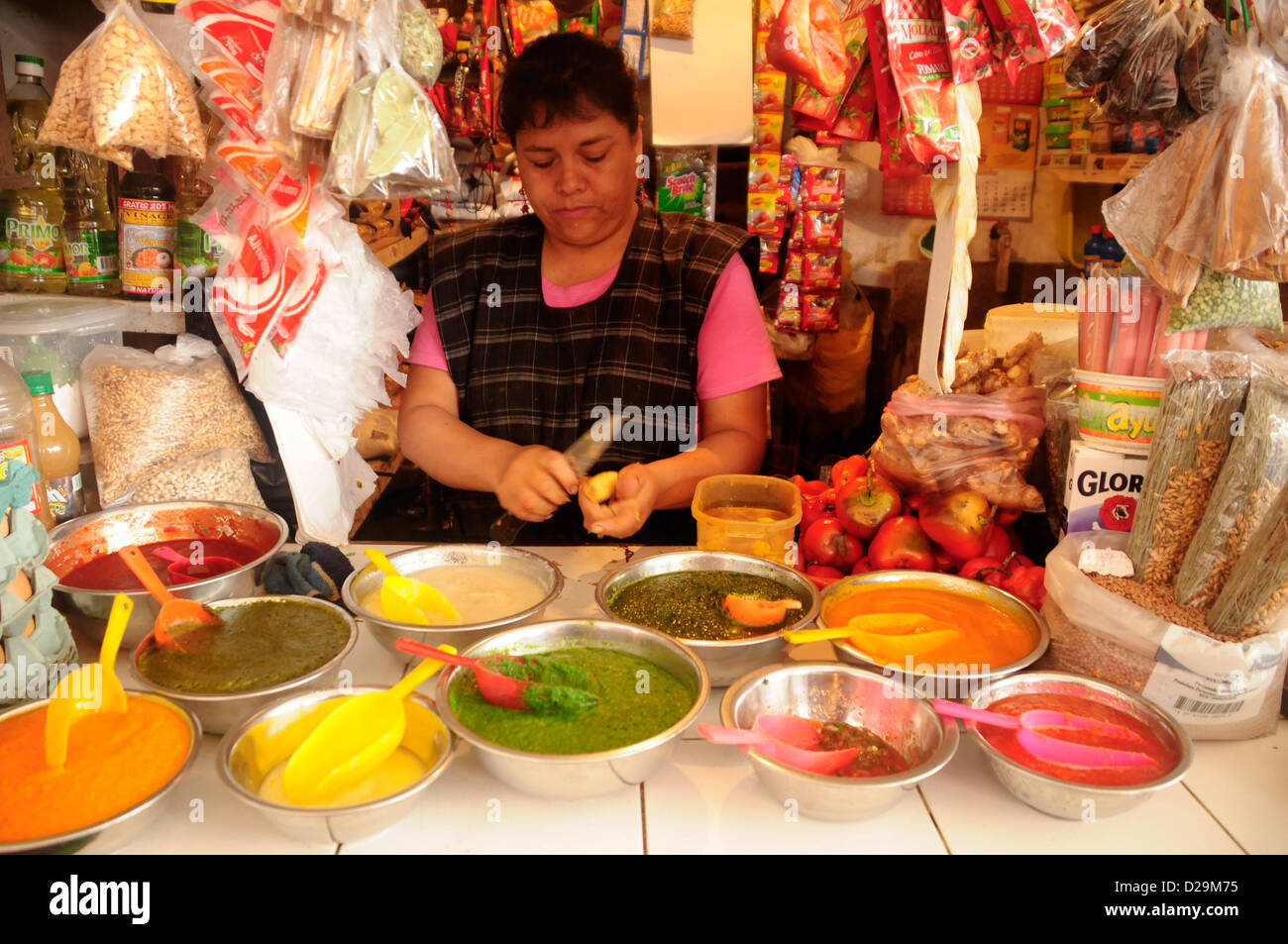 Market Stall. Lima, Peru Stock Photo - Alamy